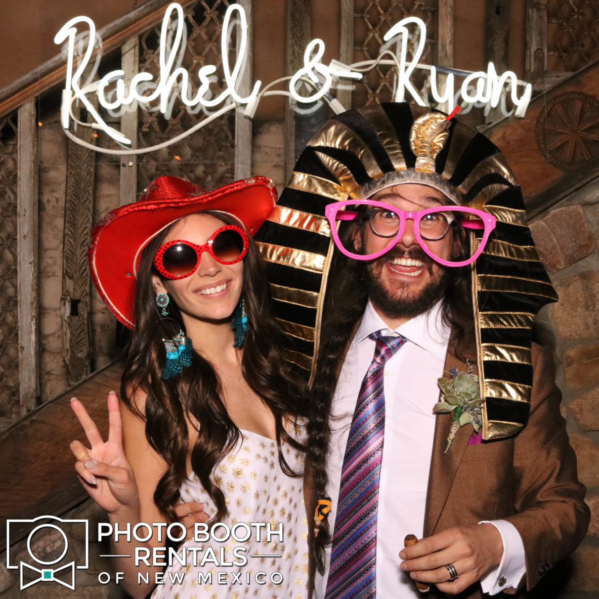 Custom Neon Sign Makes Photo Booth Background Pop Nm Photobooths